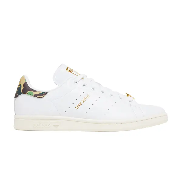 Adidas Bape X Stan Smith '30th Anniversary' Sneaker - White