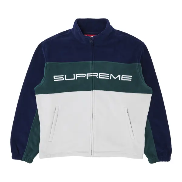 Supreme Polartec Zip Jacket 'navy - Blue