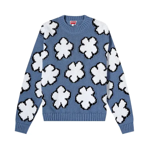 Kenzo All Over Boke Flower Jumper - Blue