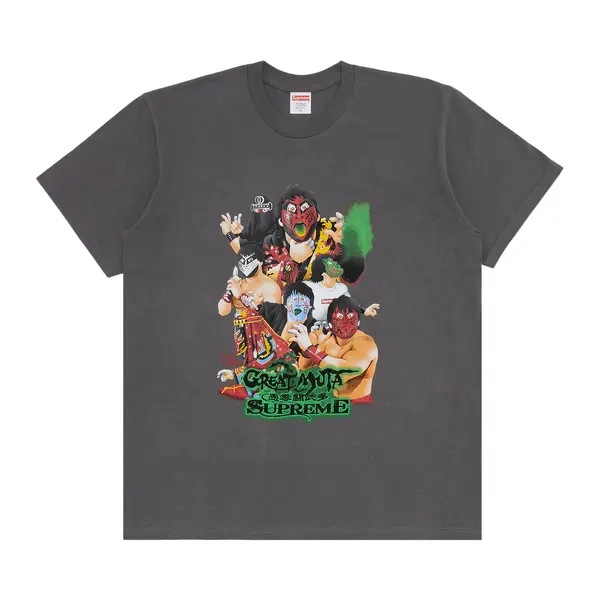 Supreme Muta Tee 'charcoal - Grey