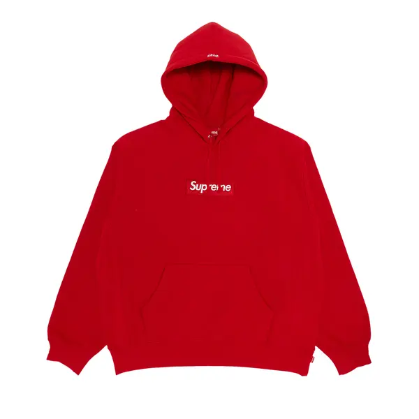 Supreme Box Logo Hooded Sweatshirt - Red
