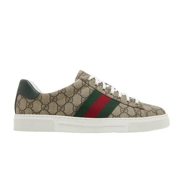 Gucci Ace Gg Crystal Canvas Sneakers - Brown