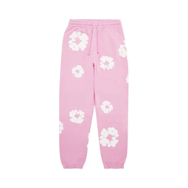 DENIM TEARS Cotton Wreath Sweatpants - Pink