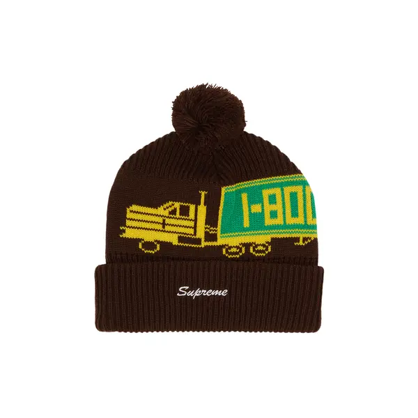 Supreme 18 Wheeler Beanie - Brown