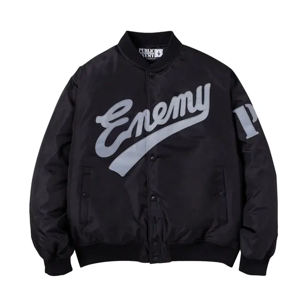 NEIGHBORHOOD X Public Enemy X Majestic Baseball Jacket
