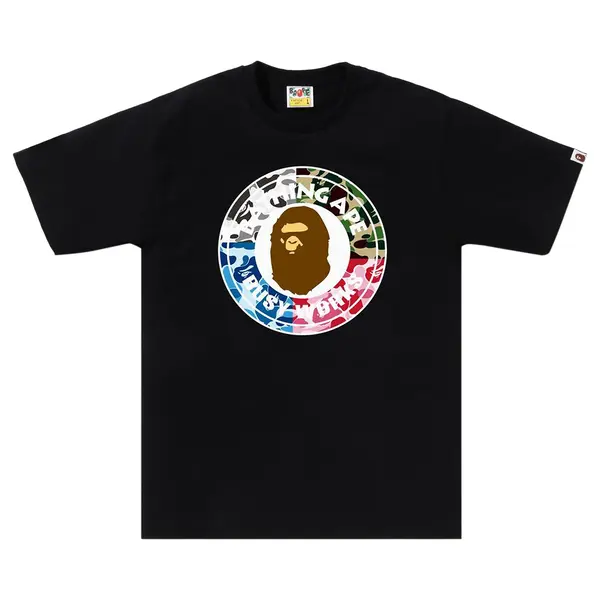 A BATHING APE Abc Camo Crazy Busy Works Tee