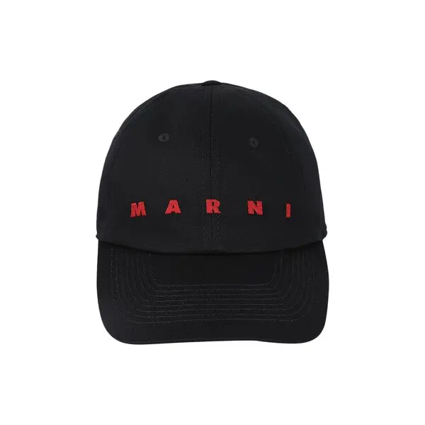 Marni Logo Baseball Cap - Black