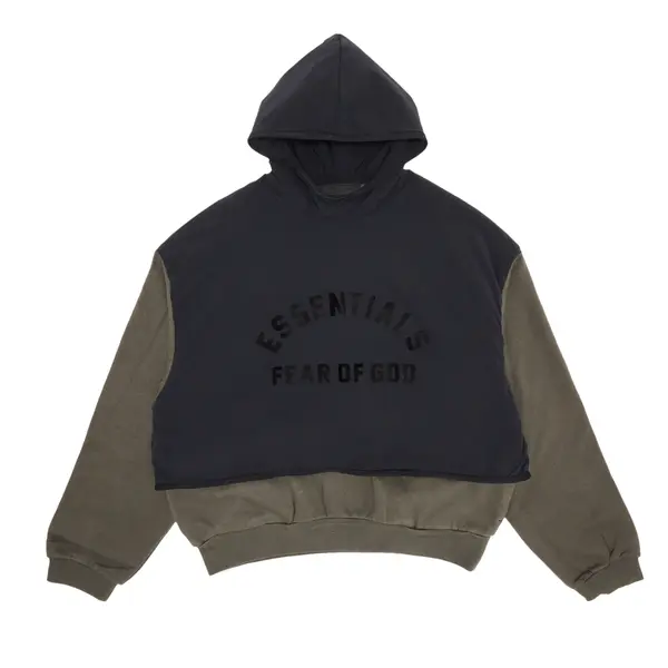 Fear Of God Nylon Fleece Hooded Sweater - Black
