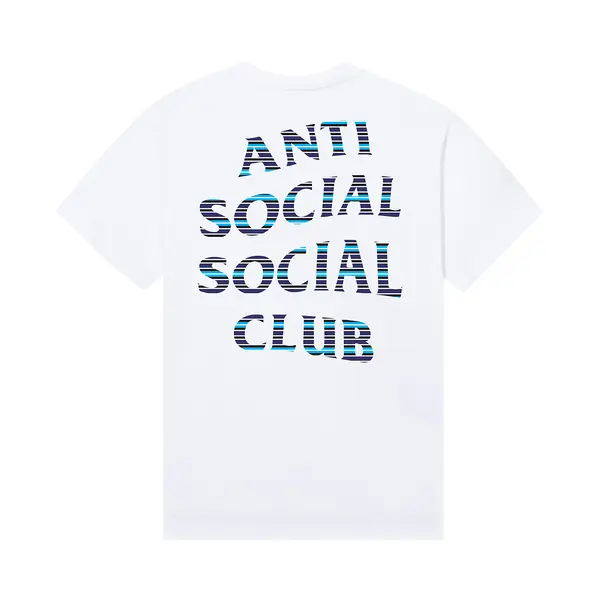 ANTI SOCIAL SOCIAL CLUB X Fragment Design Logo Tee /blue