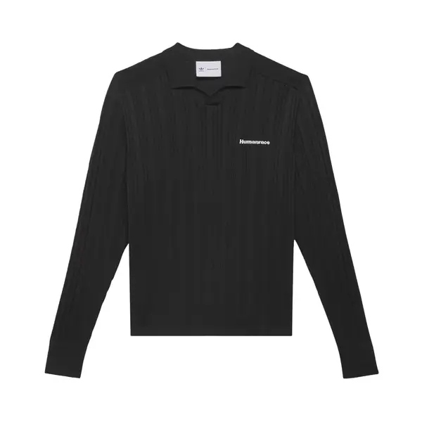 Adidas X Pharrell Williams Ribbed Knit Long-sleeve Shirt