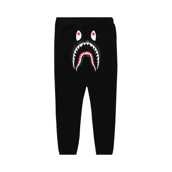 A BATHING APE Abc Camo Shark Sweatpants - Black