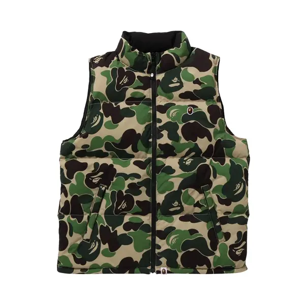 A BATHING APE Abc Camo Reversible Down Vest