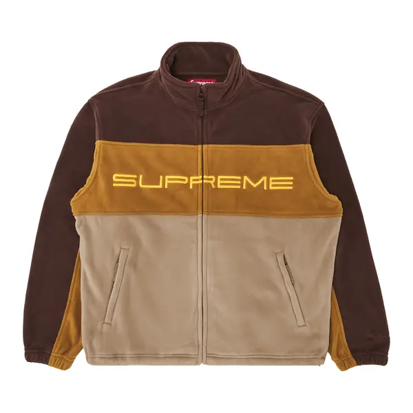 Supreme Polartec Zip Jacket - Brown