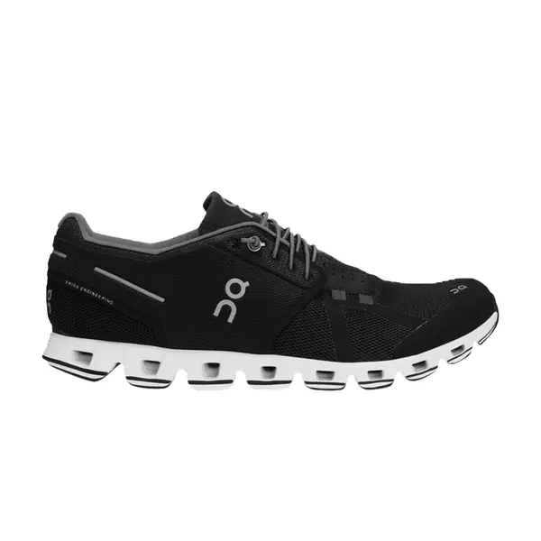 On Cloud White Sneakers - Black