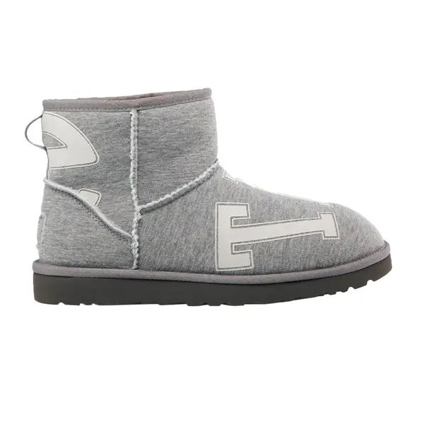 UGG Telfar X Fleece Mini Boot - Grey