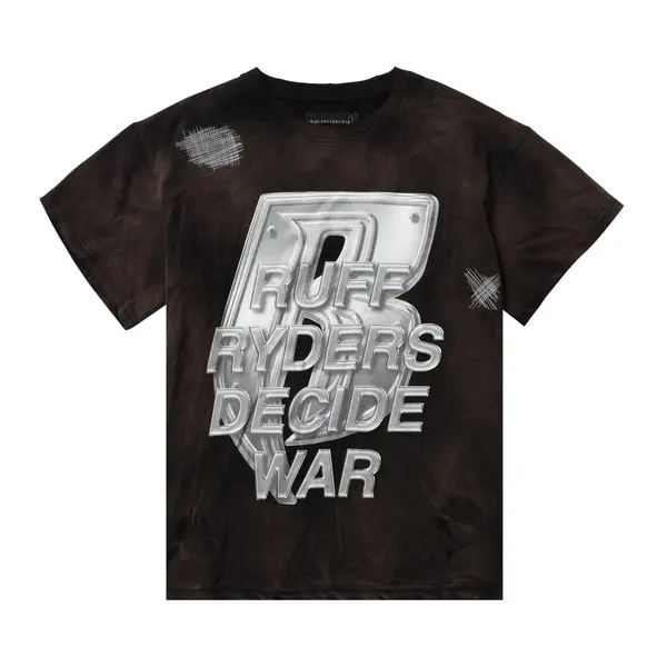 WHO DECIDES WAR BY EV BRAVADO Ruff Ryders T-shirt - Black