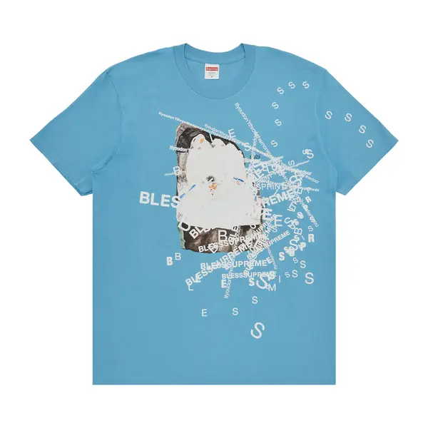 Supreme X Bless Observed In A Dream Tee 'light Slate - Blue