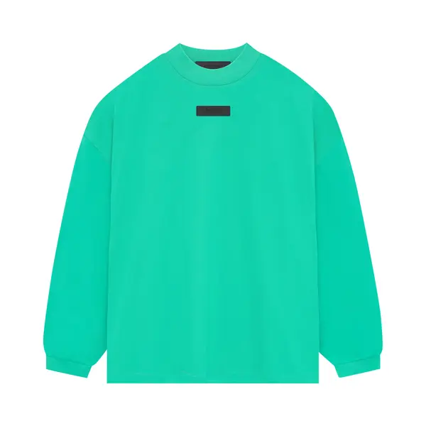 Fear Of God Long-sleeve Mock Neck T-shirt - Green
