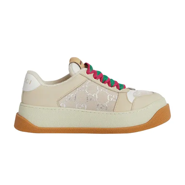Gucci Screener Gg Monogram Sneakers - Tan