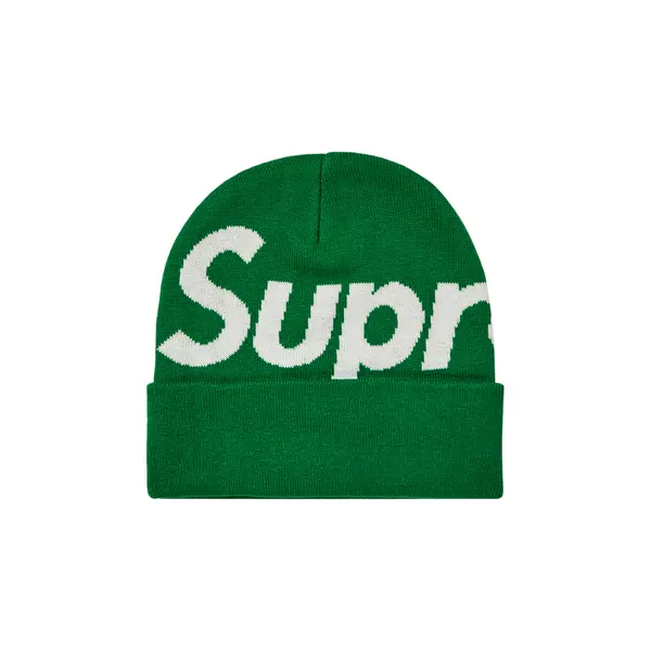 Supreme Big Logo Beanie - Green
