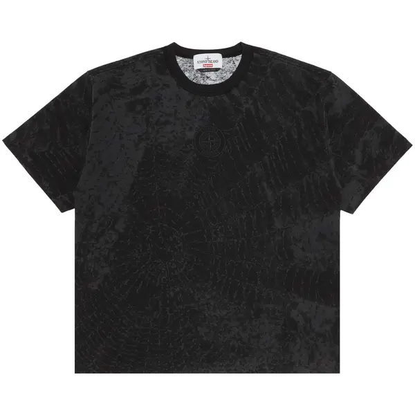 Supreme X Stone Island Short-sleeve Top - Black