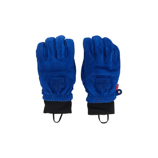 Supreme X The North Face Suede Gloves - Blue