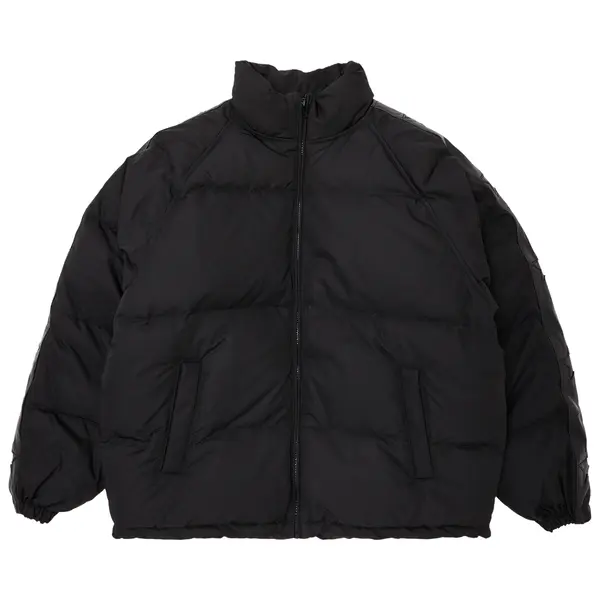 Supreme Star Sleeve Down Puffer Jacket - Black | Editorialist