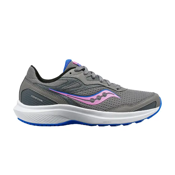 Saucony Cohesion 16 Wide Athletic Sneakers - Grey