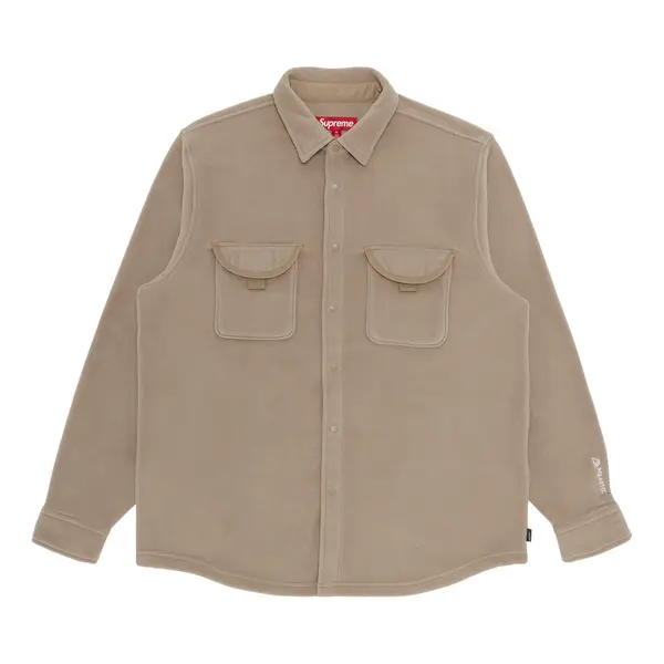Supreme Polartec Shirt - Tan