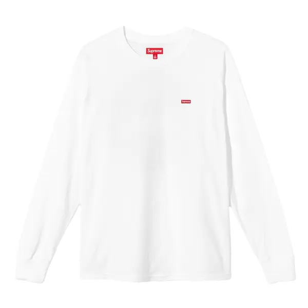 Supreme Small Box Long-sleeve Tee - White