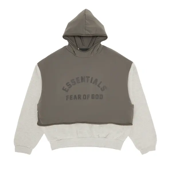 Fear Of God Nylon Fleece Hooded Sweater - Grey