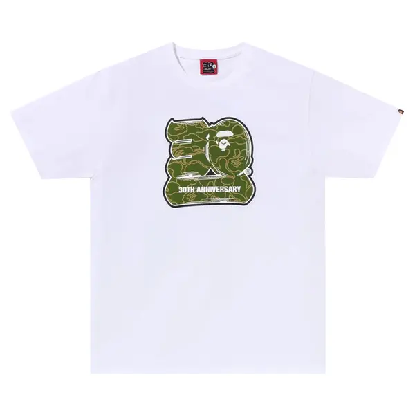 A BATHING APE 30th Anniversary Tee #2 - White