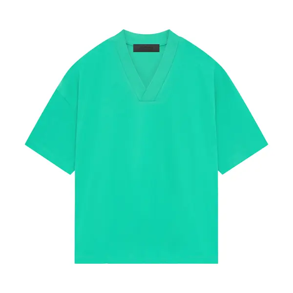 Fear Of God V Neck T-shirt 'mint Leaf - Green
