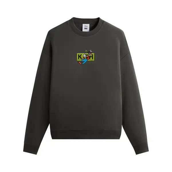 Kith For Mickey & Friends Goofy Classic Logo Crewneck - Black
