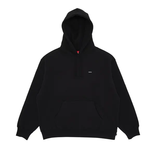 Supreme Small Box Drawcord Hooded Sweatshirt - Black | Editorialist