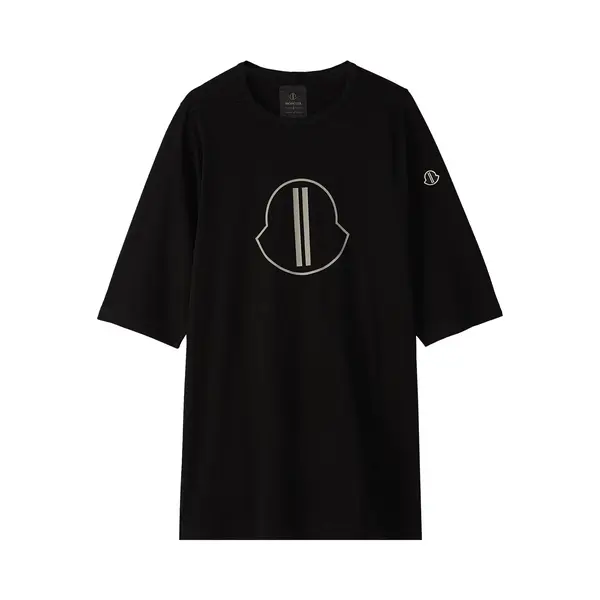 Rick Owens X Moncler Short-sleeve Level T-shirt - Black