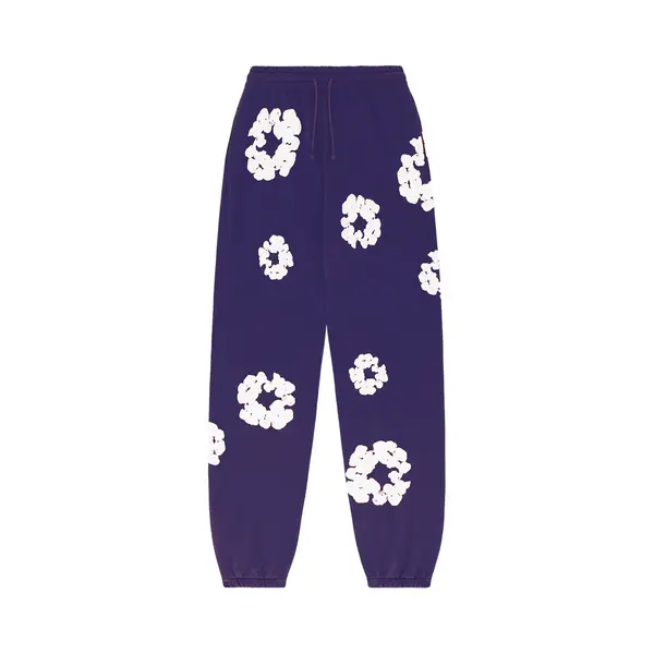 DENIM TEARS Cotton Wreath Sweatpants - Purple