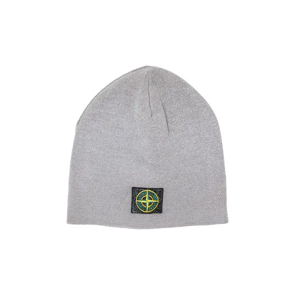 Supreme X Stone Island Reflective Beanie - Grey