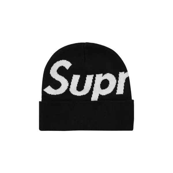 Supreme Big Logo Beanie - Black