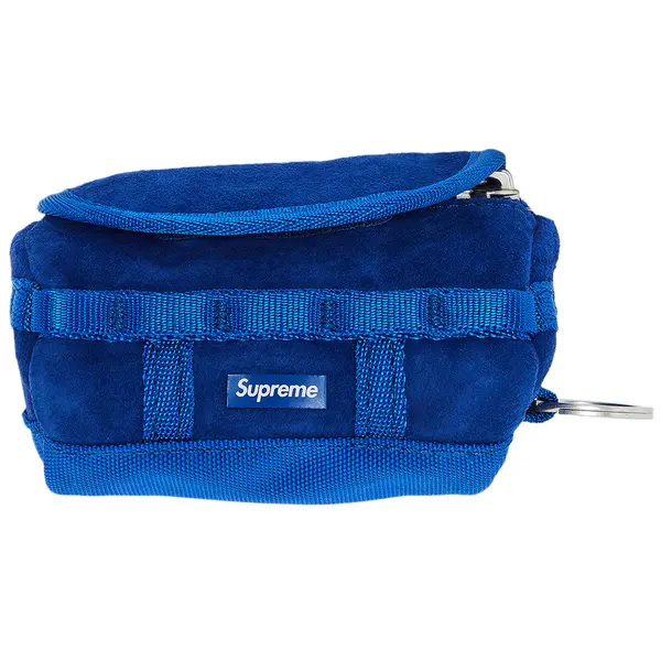 Supreme X The North Face Suede Base Camp Duffle Keychain - Blue