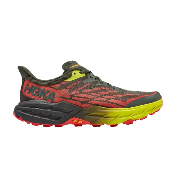 HOKA® Speedgoat 5 2e Wide Sneaker - Red
