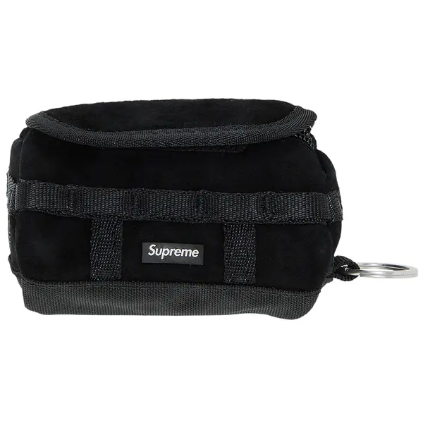 Supreme X The North Face Suede Base Camp Duffle Keychain - Black