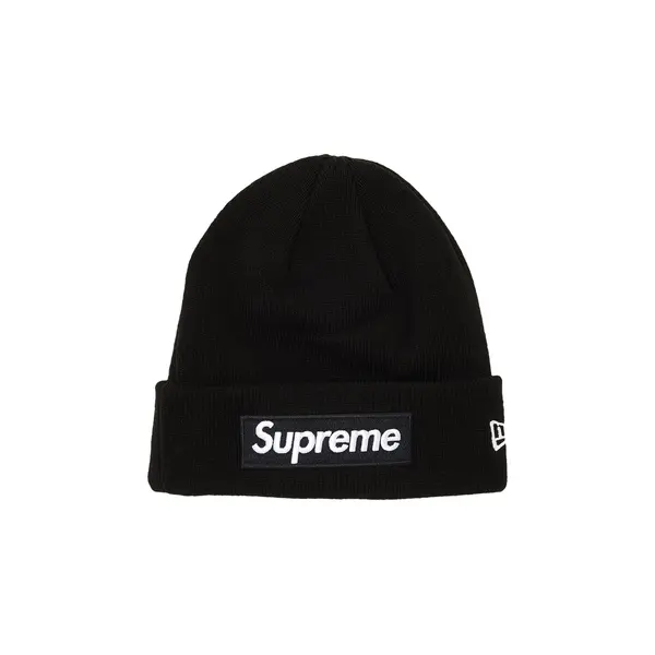 Supreme X New Era Box Logo Beanie - Black