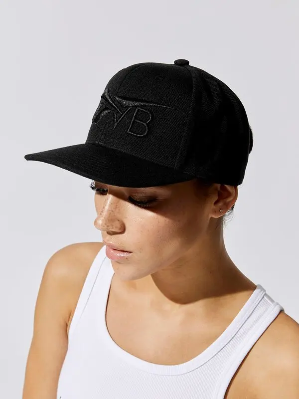 Reebok X Victoria Beckham Logo Cap In Black/Black - 70% Off 