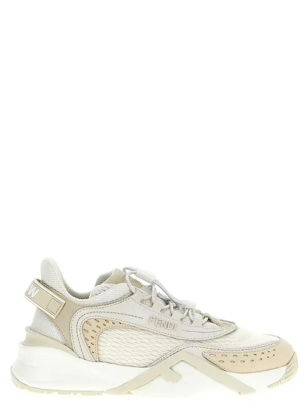 Fendi Flow Sneakers - White