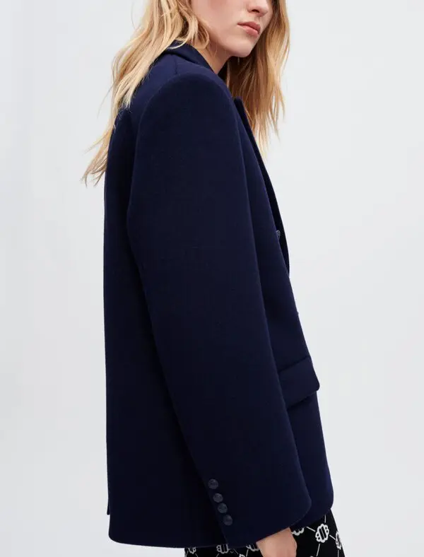 Maje Oversized Wool Coat