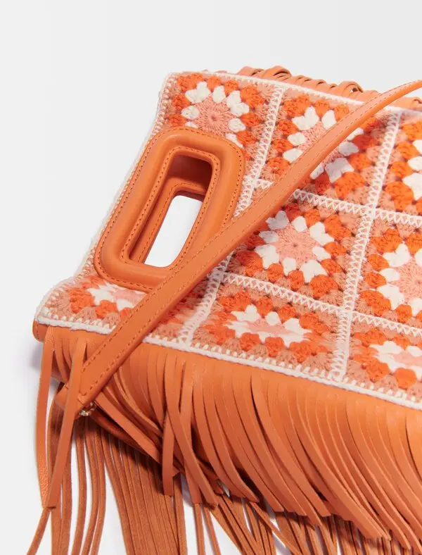 Maje M Crochet Bag