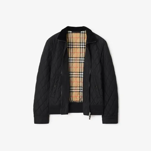 Burberry Quilted Nylon Jacket - Black