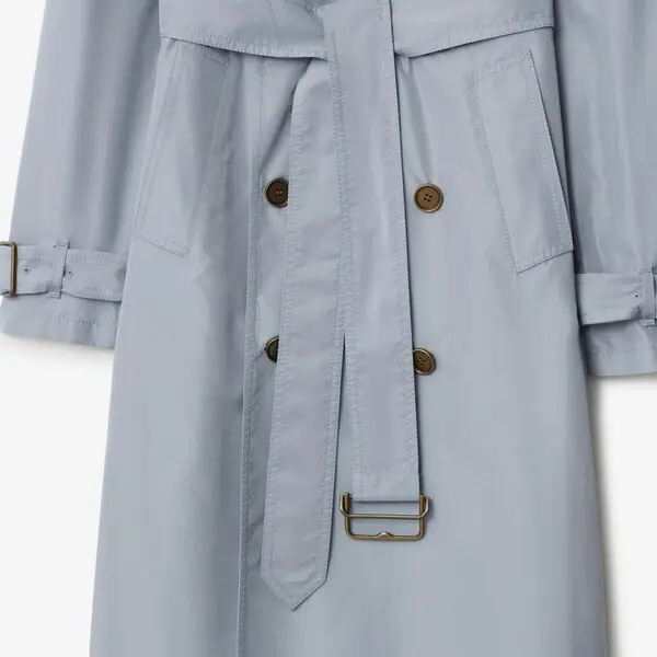 Burberry Long Silk Trench Coat
