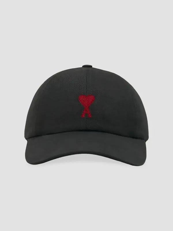 AMI Paris Logo-embroidered Baseball Cap